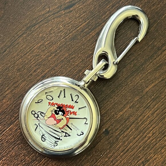 Armitron | Accessories | Vintage Armitron X Looney Tunes Pocket Watch ...